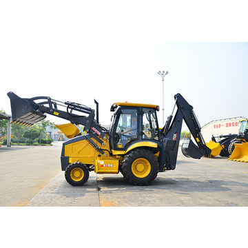 China 2.5 ton mini backhoe loader XT870 back hoe tractor excavator for ...