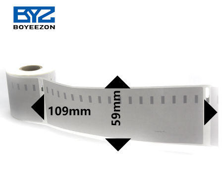 59mm*190mm*110pcs Label paper roll for dymo LW 99019 Adhesive Shipping ...