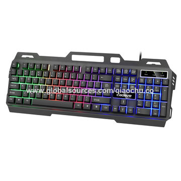 China Lower factory Price g21b LED light Gaming keyboard with phone ...