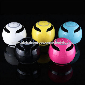China Cute mini ball Bluetooth speaker FM radio wireless speaker ...