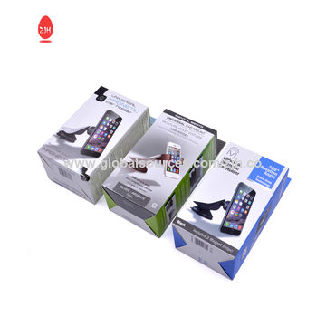 China Electronic products packaging box custom logo mobile phone holder ...