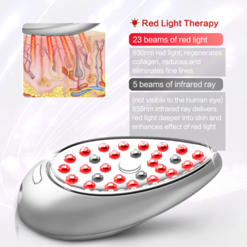 China Portable light therapy device, red light, blue light, yellow ...