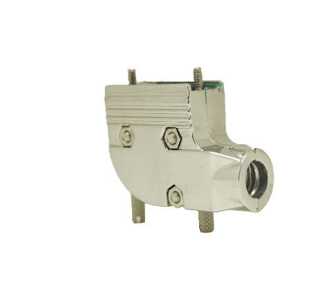 Customized supply D-sub 9 Pin Metal Hood 90 degree connector zinc alloy ...