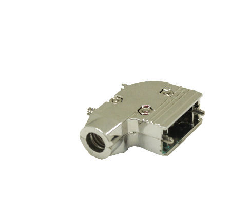 Customized supply D-sub 9 Pin Metal Hood 90 degree connector zinc alloy ...