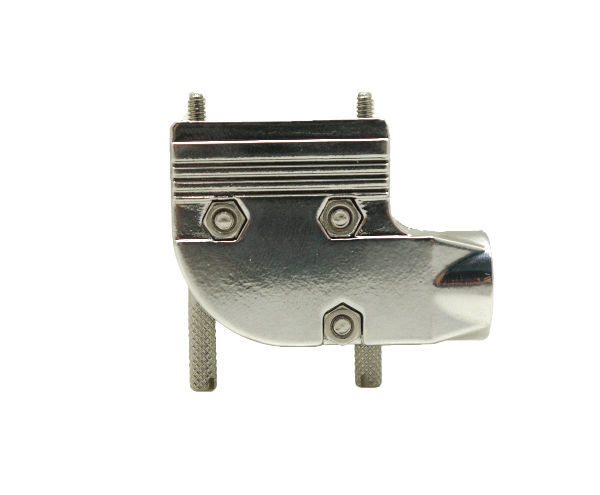 Customized supply D-sub 9 Pin Metal Hood 90 degree connector zinc alloy ...