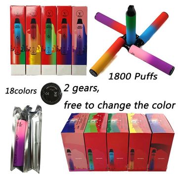 China RHY VMAX Switch Vapes Disposable Vape 1800Puffs 2 In 1 900mAh ...