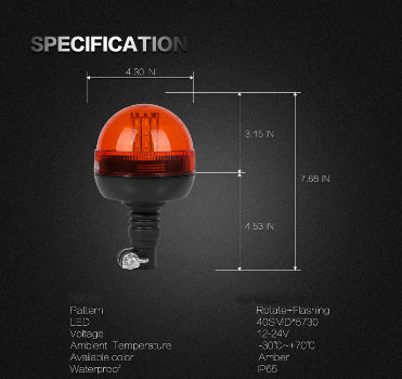 China DC12-24V 40 LED School Bus Warning light beacon,car strobe light ...