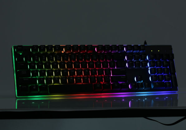 China Most hot selling wired 3 colors lights membrane Gaming keyboard ...