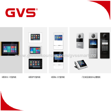 China Intelligent CAT5 One Cable System Video Door Phone For Multi ...