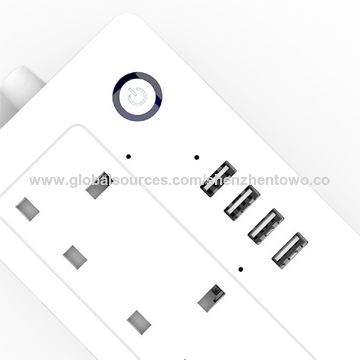 China Smart Tuya Wifi UK Type Power Socket Strip Power Socket Extension ...