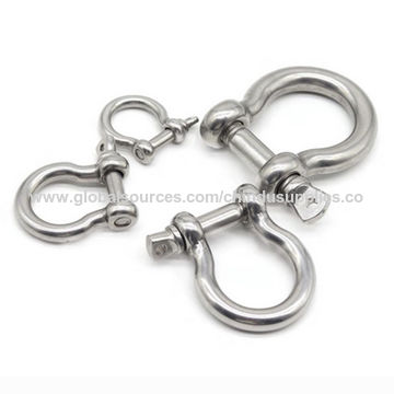 China High Polished Shackle Horseshoe and D-shaped AISI304/316 ...