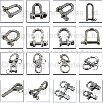 China High Polished Shackle Horseshoe and D-shaped AISI304/316 ...