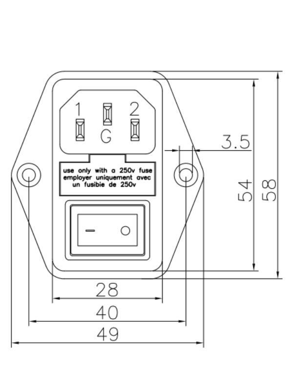 UL Medical Power sockets with fuse forHospital equipment and Medical ...