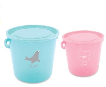 Nappy Pail with Lid, 15 litres Water Capacity, Nappy Pail Plastic Pail ...