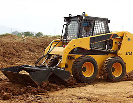 Global Hot Selling 375A 375B Mini Used Skid Steer Loader CHINA TOP Brand LIUGONG, skid steer ...