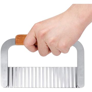 China Wavy Crinkle Cutting Tool Vegetable French Fry Slicer Stainless ...