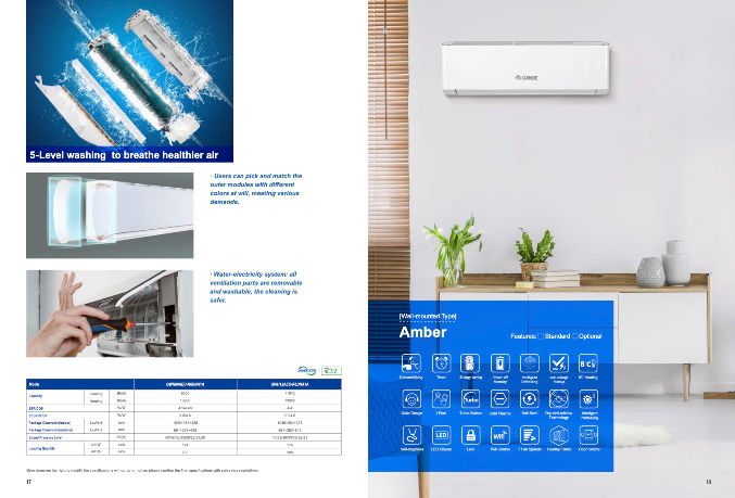 GREE Amber 12000 BTU R32 Fixed Frequency Conditioning Cooling Split ...