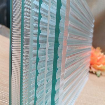 China Hot sale 3mm 4mm clear narrow reeded pattern decorative glass for ...