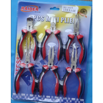 China Precise Electronic Pliers Set, 6pcs Mini Double Color, with High ...