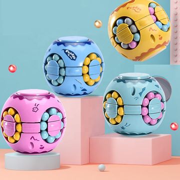 China Education Stres Relief Fidget Sensory Magic Bean Cube Puzzle Toy ...