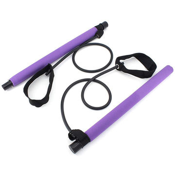 China Pilates stick bodybuilder's home stretch stretch with yoga pull ...