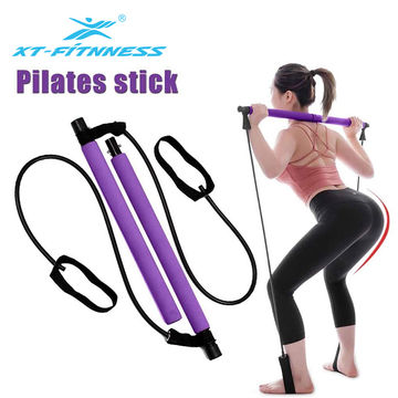 China Pilates stick bodybuilder's home stretch stretch with yoga pull ...