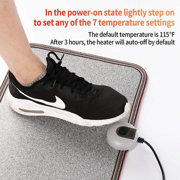 China Electric Heated Foot Warmer Mat Toes Warming Heater Heated Floor ...