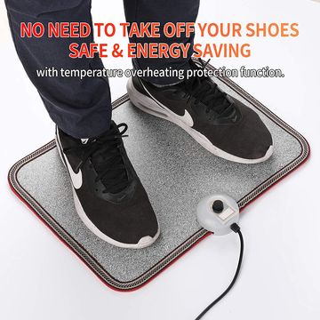 China Electric Heated Foot Warmer Mat Toes Warming Heater Heated Floor ...