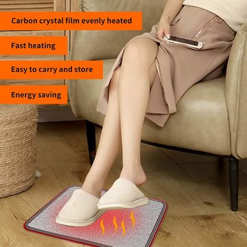 China Electric Heated Foot Warmer Mat Toes Warming Heater Heated Floor ...