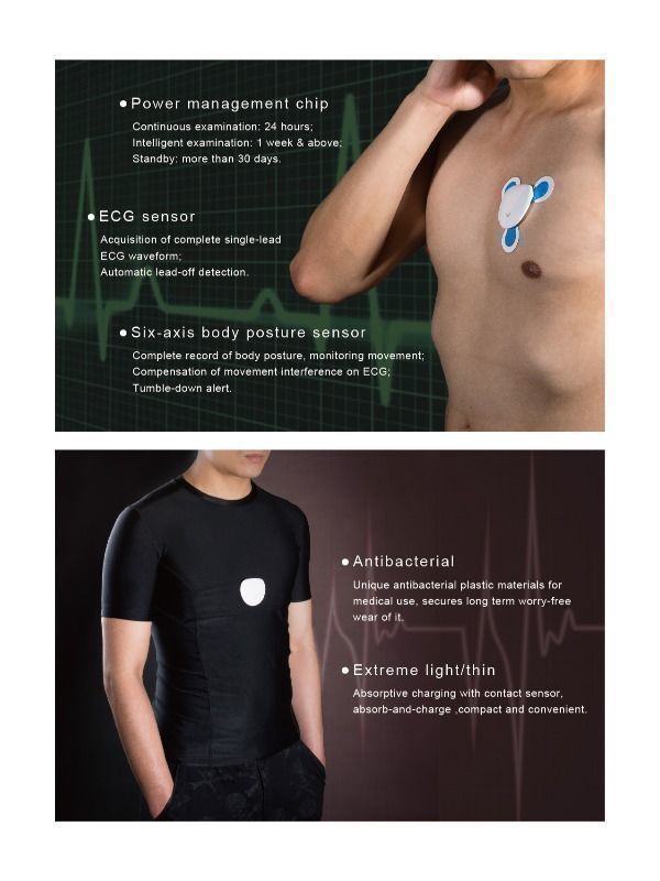 China Mobile handheld ecg holter monitor Portable electrocardiogram ECG ...