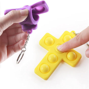 China Cross Silicone Fidget Toys Key Chains on Global Sources,key chains