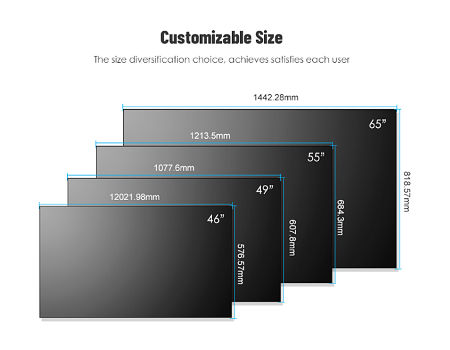 China 55inch 3x3 ultra narrow bezel mount video monitor multi tv ...