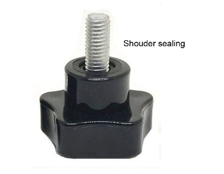 China Customized steel screw bolt with plastic overmolding head,bolt ...