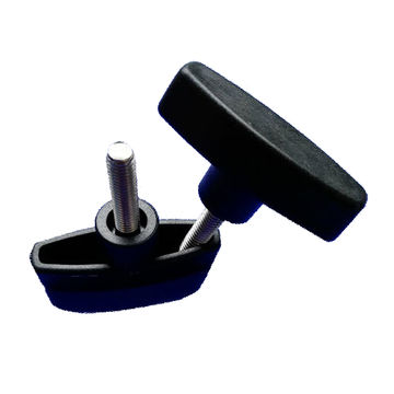 China Customized steel screw bolt with plastic overmolding head,bolt ...