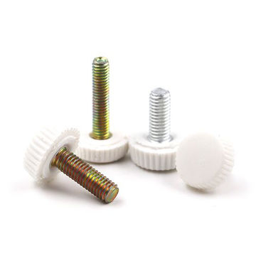China Customized steel screw bolt with plastic overmolding head,bolt ...