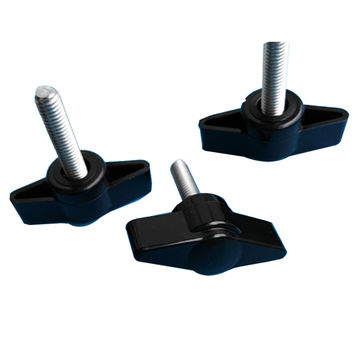 China Customized steel screw bolt with plastic overmolding head,bolt ...