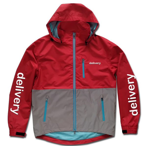 China Bespoke Fast Food Delivery Man Jackets Waterproof Windproof Mesh ...