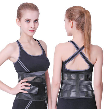 China Custom Logo Adjustable Waist Trimmer Belt Support Brace Working ...