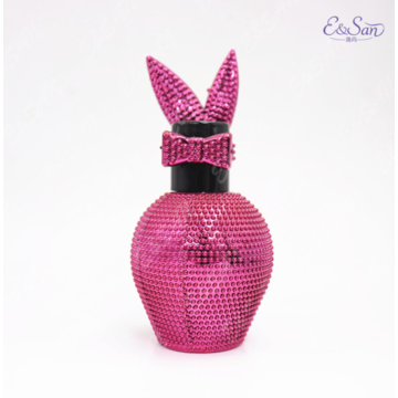 China 30ML rabbit girl perfume glass bottle cosmetic spray empty bottle ...