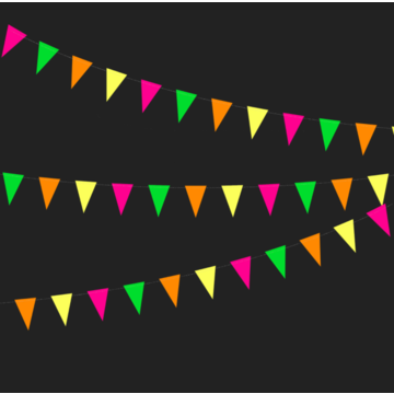 China Fluorescent Paper String Decoration for Birthday Party on Global ...