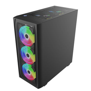 China Front plastic panel atx horizontal full tower computer case on ...