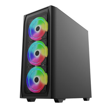 China Front plastic panel atx horizontal full tower computer case on ...
