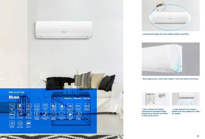 China GREE Muse R32 Variable Frequency Conditioning Cooling Home Split ...