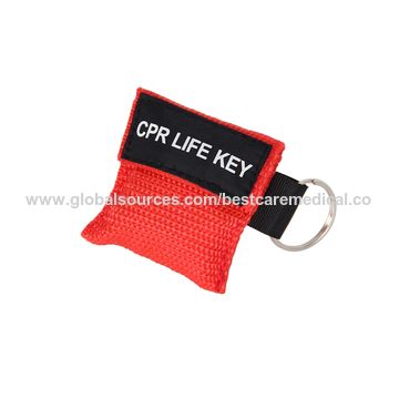China Wholesale personalized cpr keychain mask kit on Global Sources ...