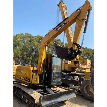 China 7 ton excavators SY75C(T4f) hydraulic digger machine with 0.28m3 ...