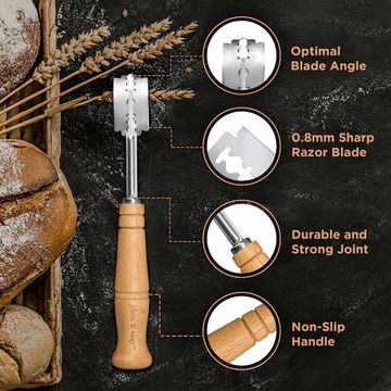 China Cookie Cutters 5pcs Razor Blades Bread Bakers Lame Slashing Tool ...