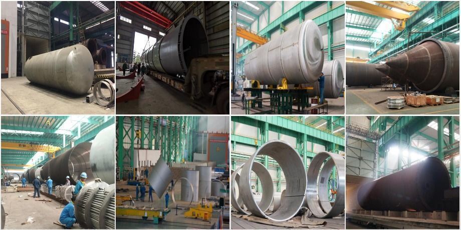 China Custom Pressure Vessels Manufacturer with rolling welding ...