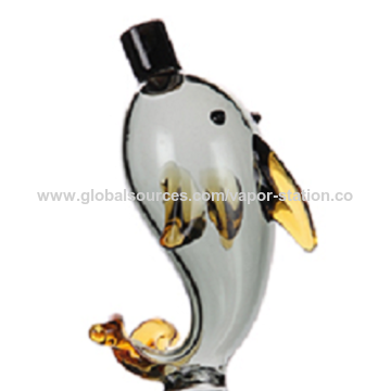 China 7.08″ Dolphin Recycler Glass Bong with Inline Perc on Global ...