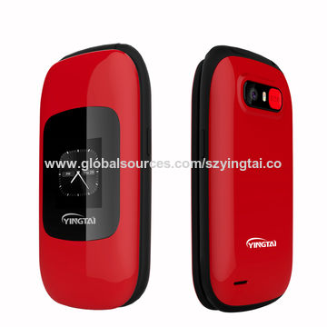 China 4G LTE touch screen android flip mobile phone with 3.2 inch ...