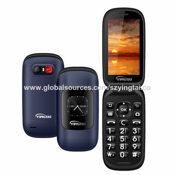 China 4G LTE touch screen android flip mobile phone with 3.2 inch ...